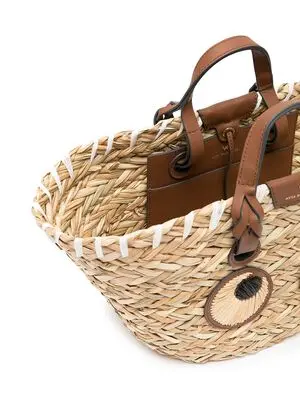 ANYA HINDMARCH Eyes Seagrass Straw Tote