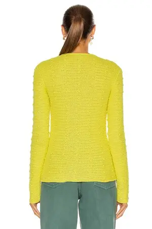 Bottega Veneta Pom Pom Sweater - Limoncello