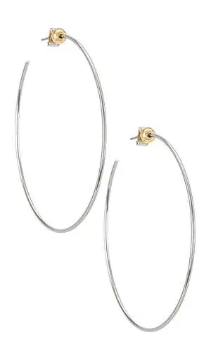 Jenny Bird Icon Hoop Earrings - Silver