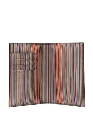 Paul Smith Artist Stripe-print Leather Cardholder
