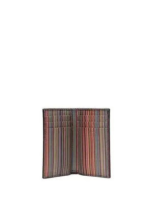 Paul Smith Artist Stripe-print Leather Cardholder