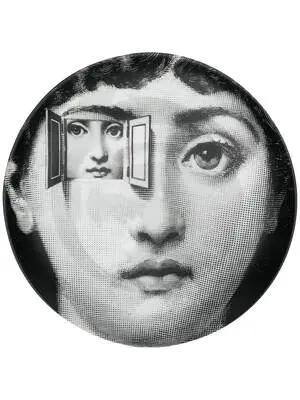 FORNASETTI Tema E Variazioni Wall Plate - Black