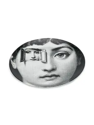 FORNASETTI Tema E Variazioni Wall Plate - Black