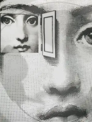 FORNASETTI Tema E Variazioni Wall Plate - Black