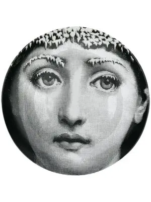 FORNASETTI Decorative Wall Plate - Black
