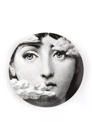 FORNASETTI Tema E Variazioni N.139 Decorative Plate - Black
