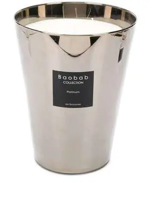 BAOBAB COLLECTION Platinum 24 Scented Candle - Silver