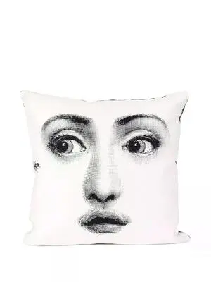 FORNASETTI Ape Photograph-print Cushion - Black