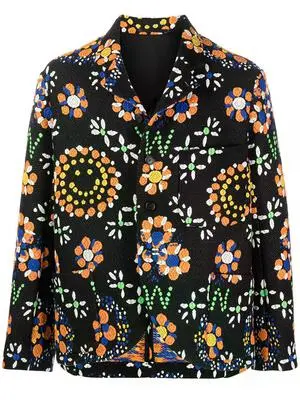 WALTER VAN BEIRENDONCK Embroidered Boxy Blazer