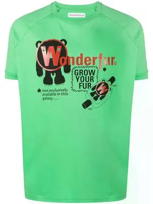 WALTER VAN BEIRENDONCK Wonderful Print T-shirt - Green