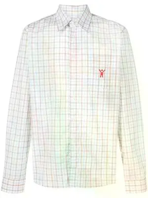 WALTER VAN BEIRENDONCK Embroidered-logo Shirt