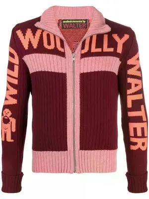 WALTER VAN BEIRENDONCK Wild Woolly Zipped Cardigan
