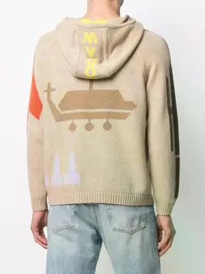 WALTER VAN BEIRENDONCK Walter-war Knitted Hoodie