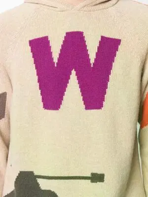 WALTER VAN BEIRENDONCK Walter-war Knitted Hoodie