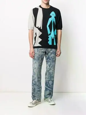 WALTER VAN BEIRENDONCK Mumuye Knit T-shirt