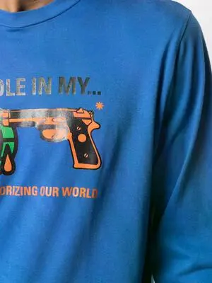 WALTER VAN BEIRENDONCK Gun Long-sleeved T-shirt