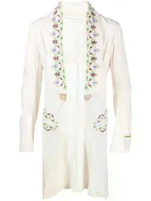 WALTER VAN BEIRENDONCK Revolution Embroidered Coat