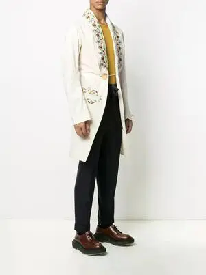 WALTER VAN BEIRENDONCK Revolution Embroidered Coat