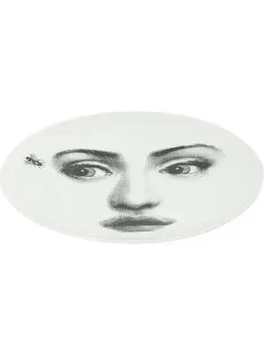 FORNASETTI Portrait And Fly Print Plate