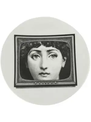 FORNASETTI Face Plate - Black