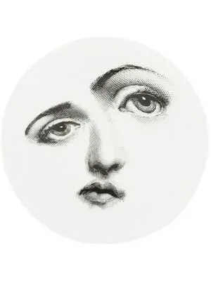 FORNASETTI Distorted Face Plate