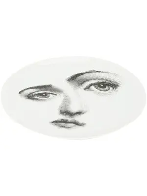 FORNASETTI Distorted Face Plate