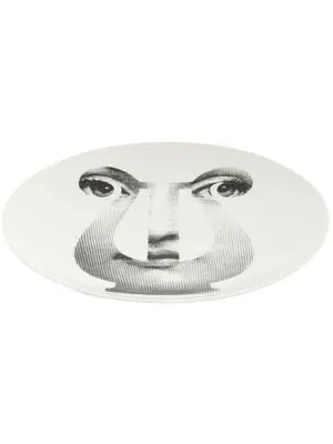 FORNASETTI Music Stand Face Printed Plate
