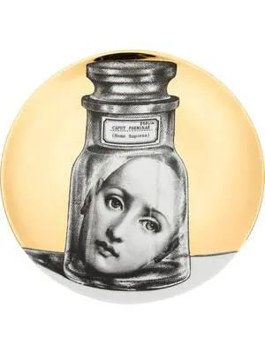 FORNASETTI Tema E Variazioni N. 166 Wall Plate - Gold