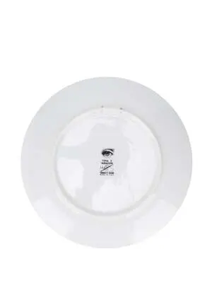 FORNASETTI Lina Cavalieri-print Wall Plate - White