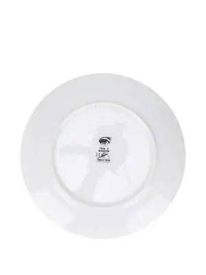 FORNASETTI Lina Cavalieri-print Wall Plate - Black