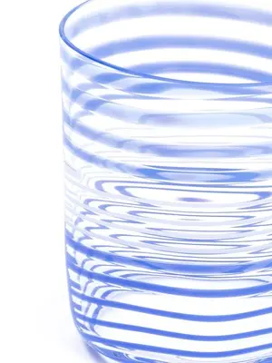 CARLO MORETTI Bora Striped Glass - Blue