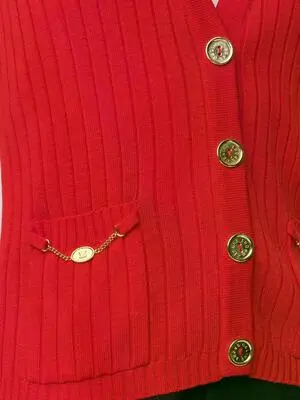 Celine 1980s Ribbed Knit Vest