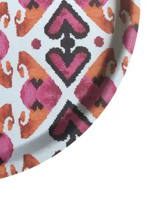 LES-OTTOMANS Ikat Wooden Tray