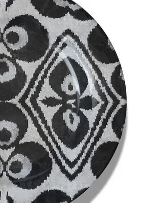 LES-OTTOMANS Ikat Ceramic Plate