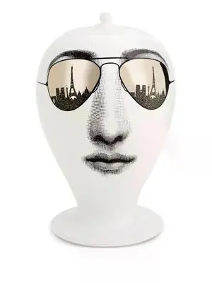 FORNASETTI Paris Tour' Vase - White