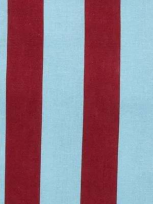 La DoubleJ Stripe-print Tablemats - Red