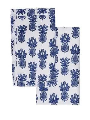 La DoubleJ Pineapple-print Tablemats