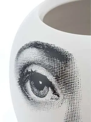 FORNASETTI Face Print Ceramic Vase