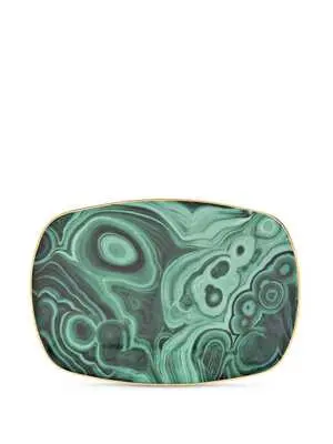 L'Objet Malachite Tray - Green