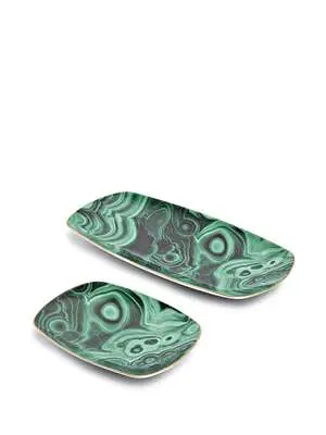 L'Objet Malachite Tray - Green