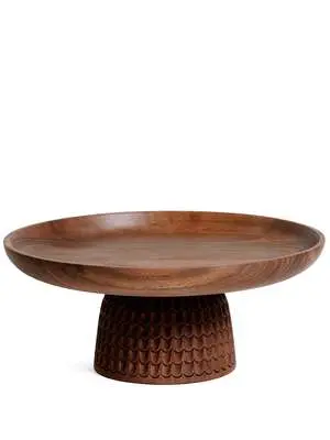 ZANAT Nera Medium Wooden Bowl - Brown