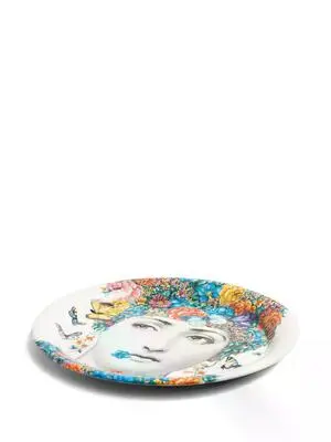 FORNASETTI Fior Di Lina Tray - White