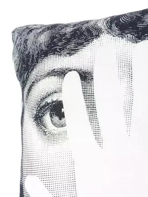 FORNASETTI Mano Photograph-print Cushion - White