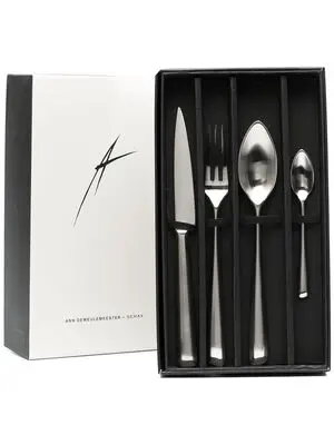 ANN DEMEULEMEESTER 24-piece Cutlery Box Set - Silver