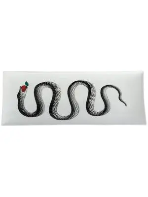 FORNASETTI Serpente Serving Dish - White