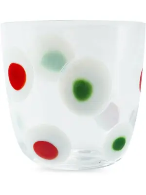 CARLO MORETTI Spotted Water Glass - Green