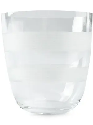 CARLO MORETTI Striped Water Glass - White