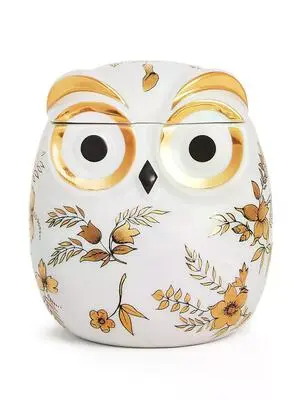 FORNASETTI Floral Owl-motif Jar