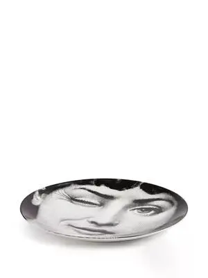 FORNASETTI Tema E Variazioni N.130 Decorative Plate - Black