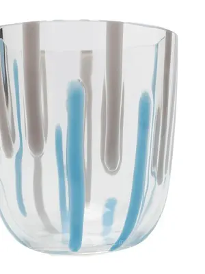 CARLO MORETTI Abstract Stripe Print Glass
